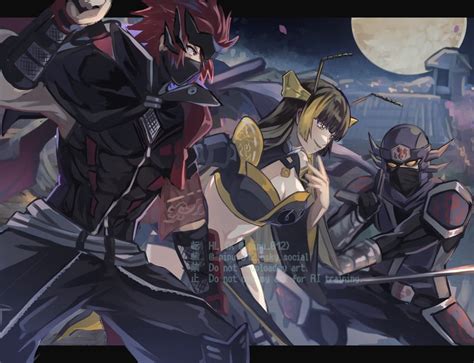 Mitsu The Insect Ninja Meizen The Battle Ninja And Ninja Grandmaster