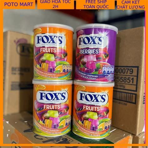 Fox Fruit Candy Box 180g 3 Types Shopee Malaysia