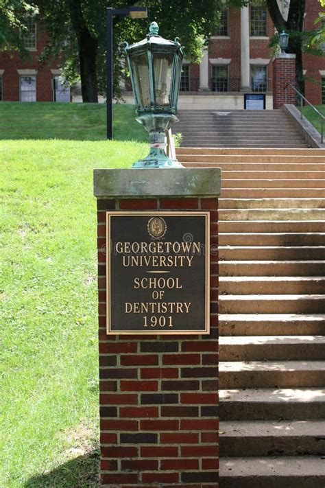 Washington Dc Georgetown University Editorial Image Image Of Outdoor Sunny 311758090
