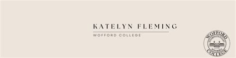 Katelyn Fleming Bs Candidate In Psychology Wofford College Class Of 2027 Linkedin