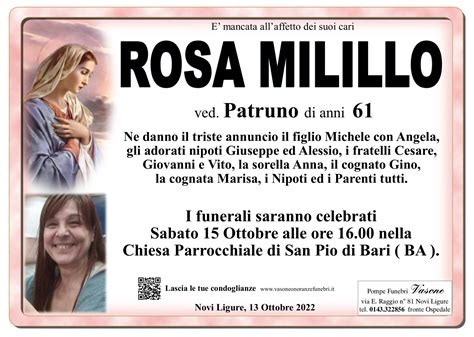 Def Rosa Milillo Vasone Pompe Funebri