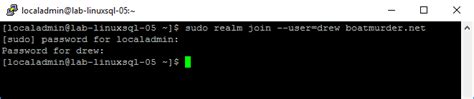 active directory authentication with sql server on centos port 1433