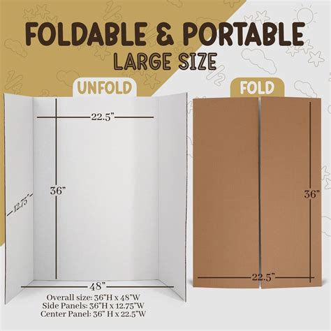 Science Fair Poster Board Size