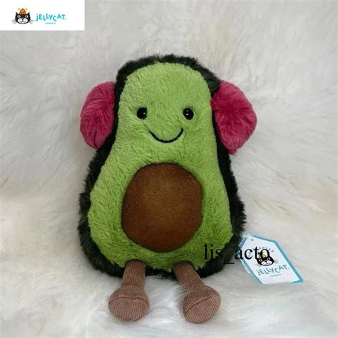 Limited Edition Jellycat 18cm Toastie Avocado Plush Amuseables Perfect