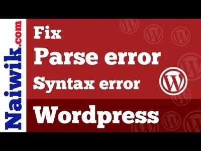 A Fixing With PHP Parse Syntax Error Issue Problem Bug In Code Or Database Upwork