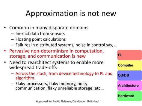Ppt Report On Isat Darpa Workshop On Accuracy Trade Offs Across The System Stack For
