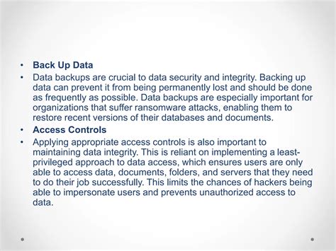 Database Security And Integrity Presentationpptx