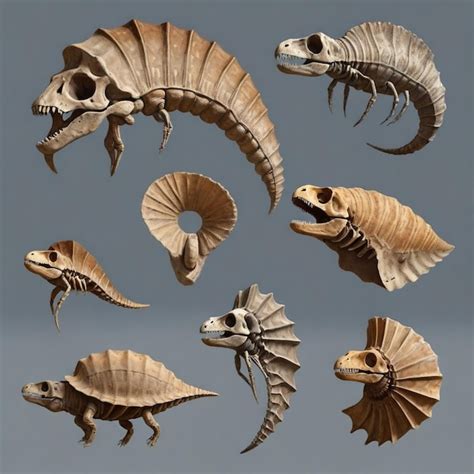 Fossil Vector Set White Background Isolated A High Quality Premium Ai Generated Vector Fossil Vector Set White Background Isolated A High Quality Premium Ai Generated Vector