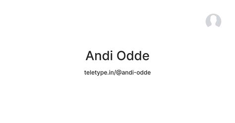 Andi Odde — Teletype