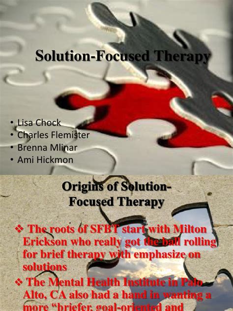 Sfbt Solution Focused Behavioral Theory Solution Focused Brief