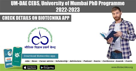 Um Dae Cebs University Of Mumbai Phd Programme 2022 2023 Artofit