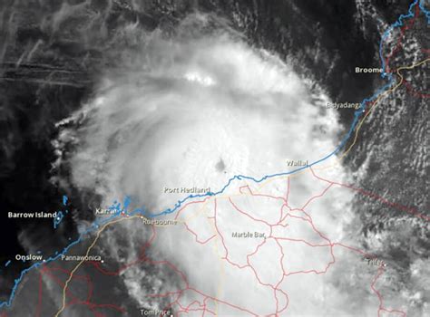 Tropical Cyclone Zelia Set To Hit Near Port Hedland Today Act
