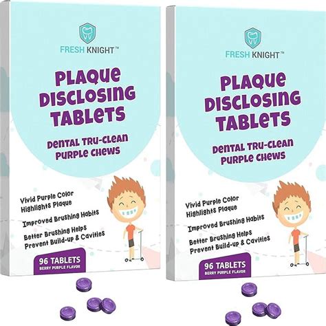 Plaque Disclosing Tablets For Teeth 96 Count Dental Disclosing