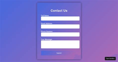Assignment 2 For Tech 4 Dev Codesandbox