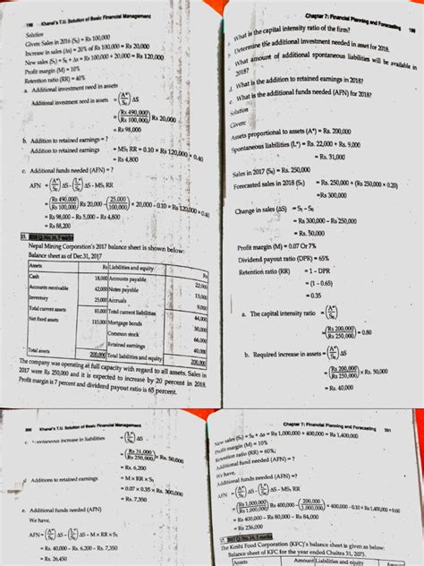 Basic Financial Management Solution Part 2 1 Pdf