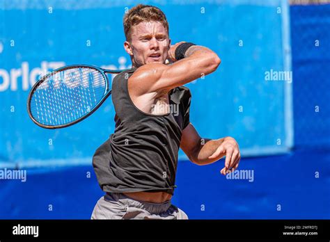 Dane Sweeny Of Australia In Action During The Quarter Finals Of The