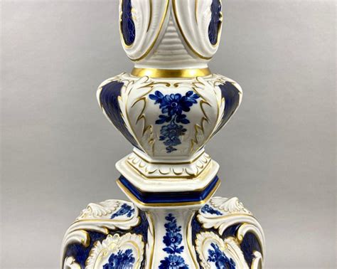 Vintage Coffee Table Porcelain Table Marked Pmp 1817 Handpainted Gdr