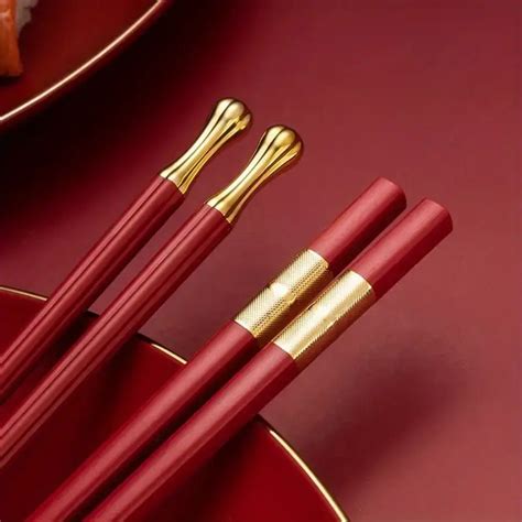 Crimson Red Chopsticks Set 🈹 Japan Box