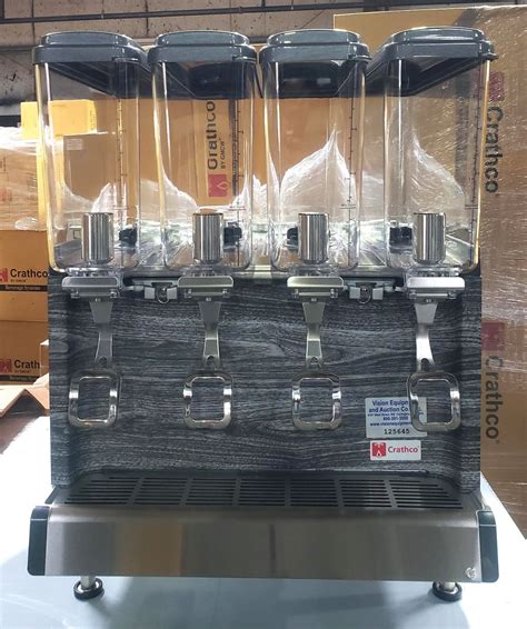 Crathco Cs 4e 16 Refrigerated Pre Mix Beverage Dispender W 4 2 25