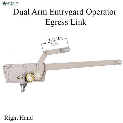 truth 15 15 dual arm entrygard operator egress link r h golden