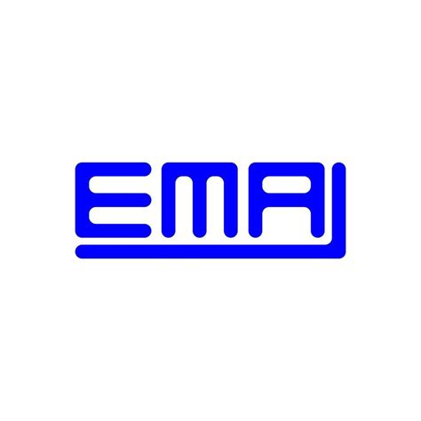 Ema Letter Logo Creative Design With Vector Graphic Ema Simple And