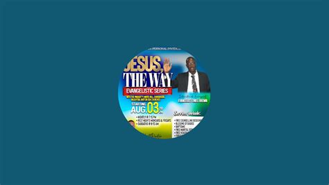 Jesus The Way Evangelistic Series Is Live Youtube