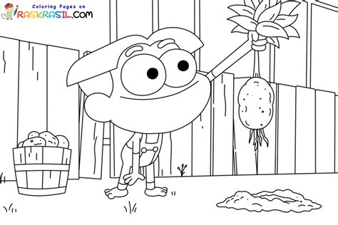 Big City Green Coloring Pages How To Draw Carlos From Big City Greens