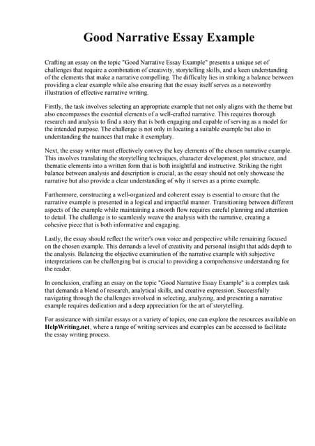 Good Narrative Essay Example.pdf