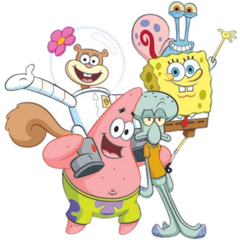 Spongebob Characters Png 2 By Ppgfanantic2000 On Deviantart