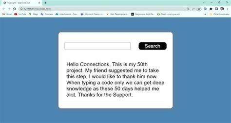 Mano Sakthivel On Linkedin 50days50project Html5 Css