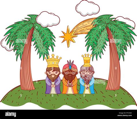 Nativity Christmas Cartoon Stock Vector Image And Art Alamy