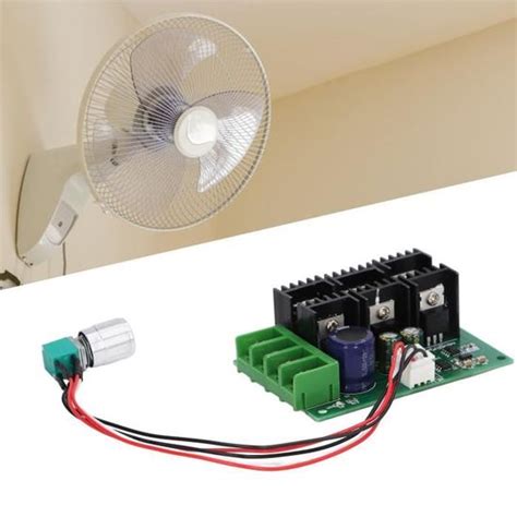 Yosoo Module De Régulation De Vitesse Moteur Pwm 20a Avec Interrupteur Dc12‑24v Cdiscount