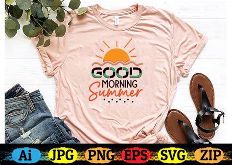 Good Morning Summer Graphic By Creativedesigner5530 · Creative Fabrica