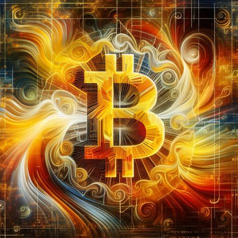 Abstract Bitcoin Energy Scene Cryptocurrency Market Art AI Art Generator Easy Peasy AI