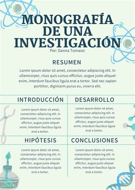 Plantillas De Monografia Gratis Y Personalizables Canva
