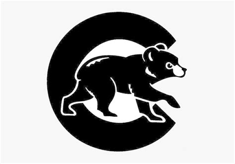 Chicago Cubs Emblem Clip Art Black And White Ideas Black Chicago Cubs