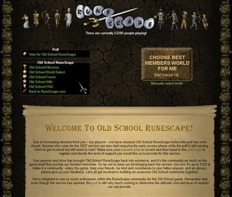 On This Day In 2013 The Launch Of Old School Runescape R2007scape