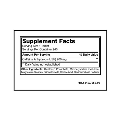 Mutant Caffeine 200mg Pro Nutrition Llc