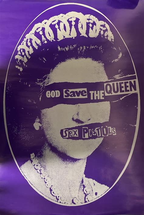 Sex Pistols God Save The Queen Poster Uk Poster —