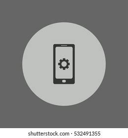 Mobile Phone Settings Icon Stock Vector Royalty Free 295549979 Shutterstock