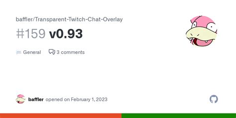 V Baffler Transparent Twitch Chat Overlay Discussion GitHub