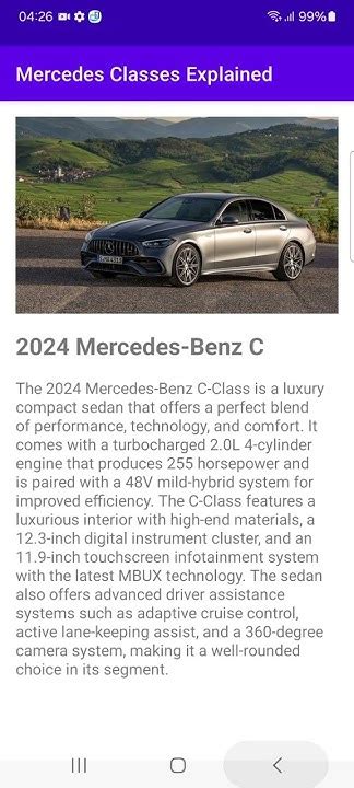Mercedes Classes Explained Automobile Carcollection News