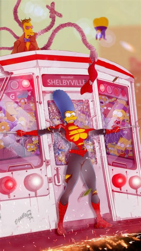 Spider Marge By Pbmahoney • Werble Motion Illustrazioni Darte