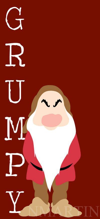 Grumpy Snow White And The Seven Dwarfs By Nmartin95 Funny Disney