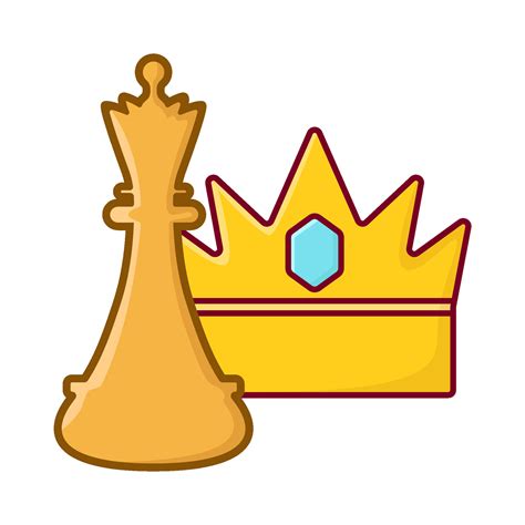 Queen Chess With Crown Chess Illustration 39600753 Vector Art At Vecteezy
