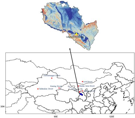 Location Of Sampling Site The Statellite Imagery Was Created On Arcgis