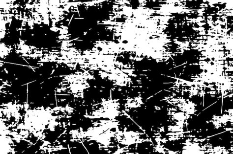 Premium Vector Black And White Monochrome Scattered And Scratched