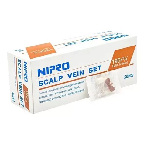 Scalp Vein 19g X 3 4 Nipro