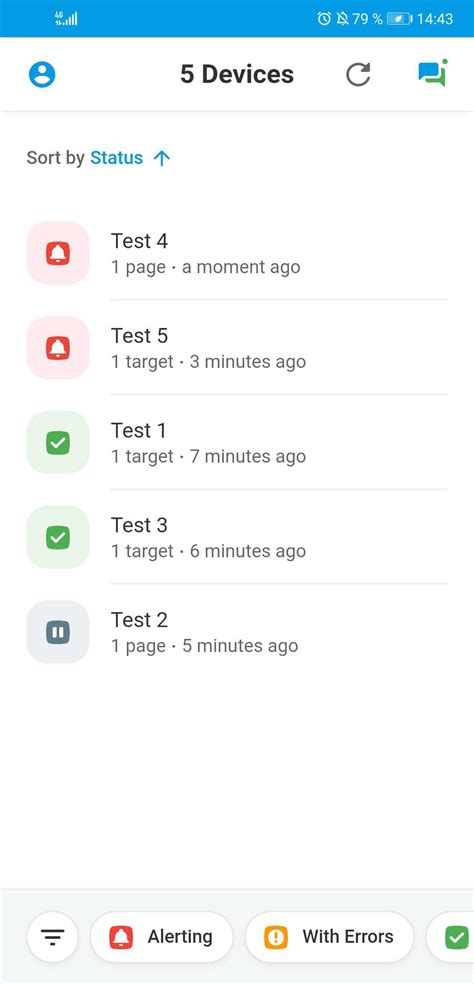 Dotcom Monitor Mobile App