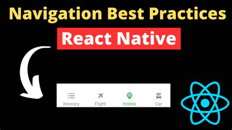 React Native Navigation Bar Best Practices Enhance Your Apps